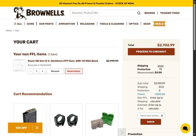 Brownells Promo Codes (30 Verified) - 10% Off Sep 2025