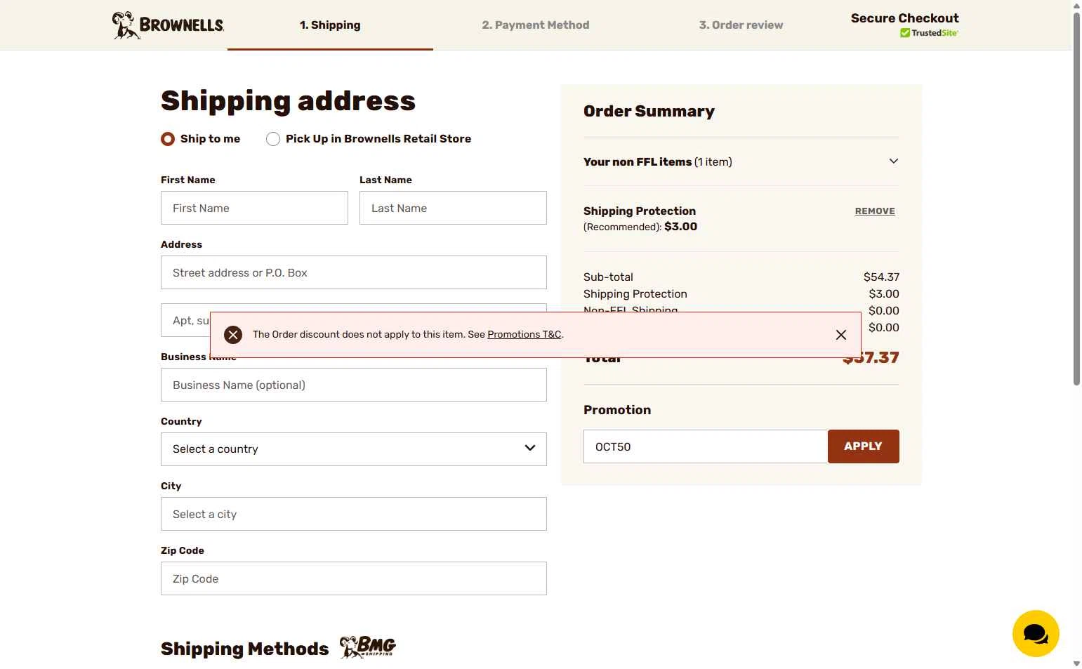 Brownells Promo Codes - $50 Off (33 Verified) Nov 2025