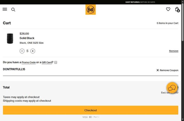 Buff Promo Codes (1 Verified) - 15% Off Sitewide May 2025