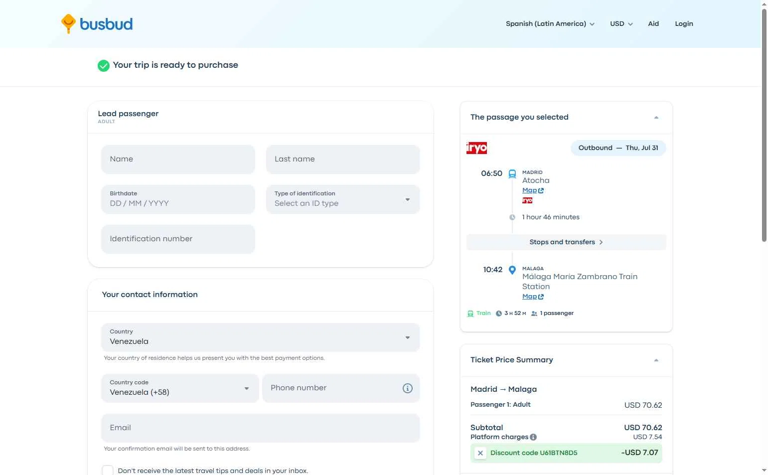 Busbud Promo Codes - $5 Off (2 Verified) Dec 2025