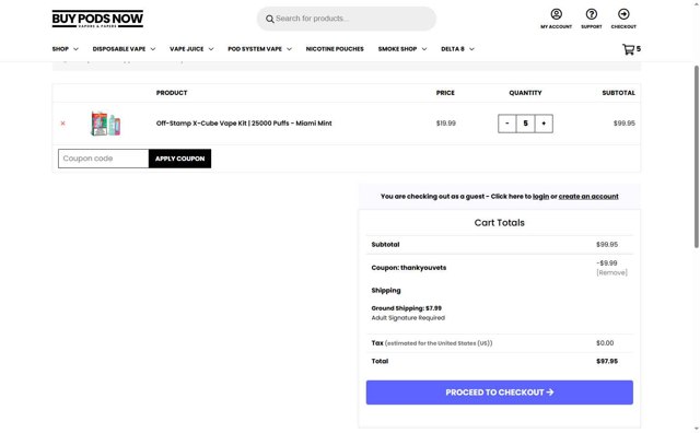 Buy Pods Now Promo Codes - 10% Off (Verified) May 2025