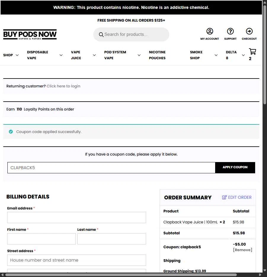 Buy Pods Now Promo Codes - 10% Off (Verified) Oct 2025