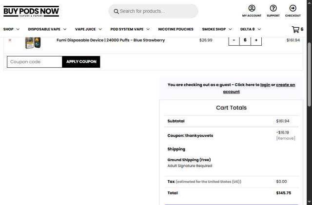 Buy Pods Now Promo Codes - 10% Off (Verified) Sep 2025