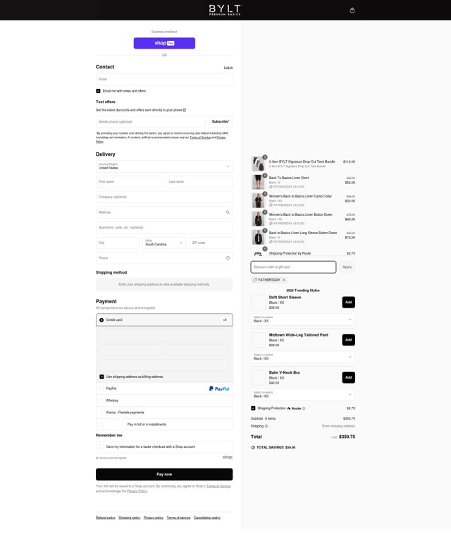 BYLT Basics Promo Codes (9 Verified) - 20% Off Jun 2025