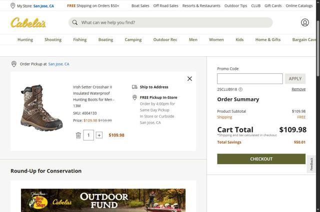 Cabelas Discount Codes - 15% Off (1 Verified) Oct 2025