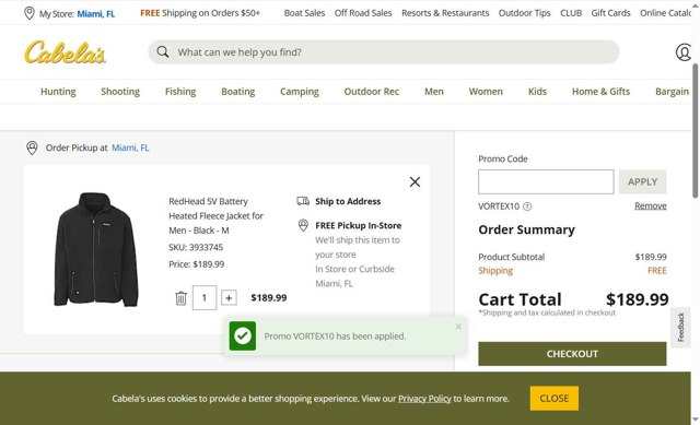 Cabelas Discount Codes - $20 Off (1 Verified) Sep 2025