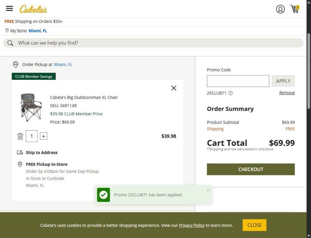 Cabelas Discount Codes - $20 Off (1 Verified) Sep 2025