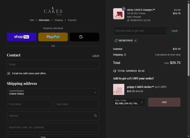 CAKES body Discount Codes (9 Verified) - 20% Off May 2025