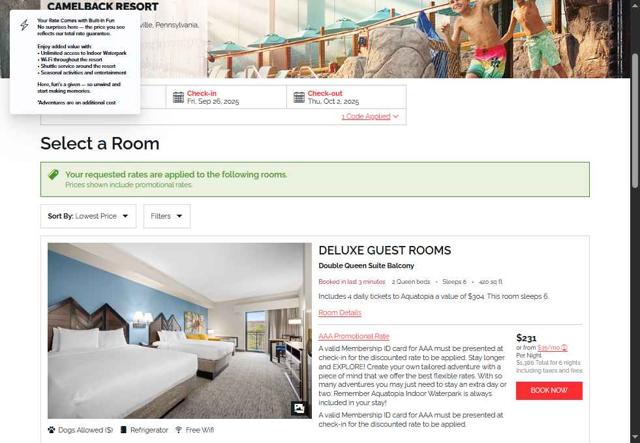 Camelback Resort Promo Codes - 15% Off Oct 2025