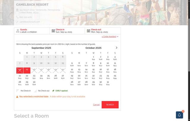 Camelback Resort Promo Codes - 15% Off Sep 2025