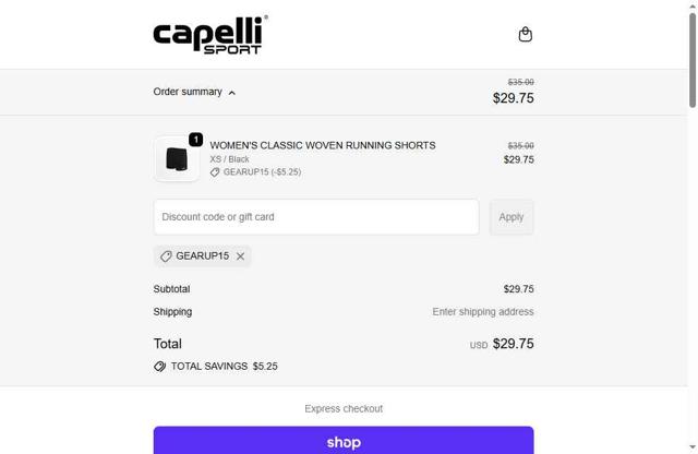 Capelli Sports Coupon Code
