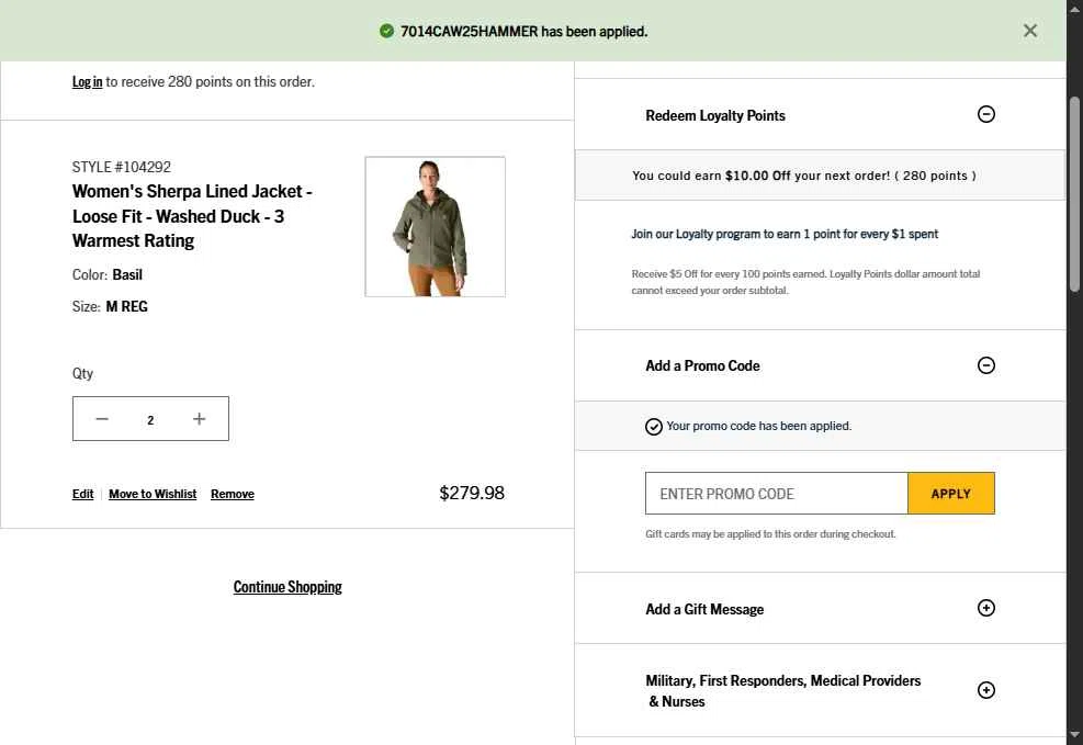 Carhartt Promo Codes - 25% Off (2 Verified) Dec 2025