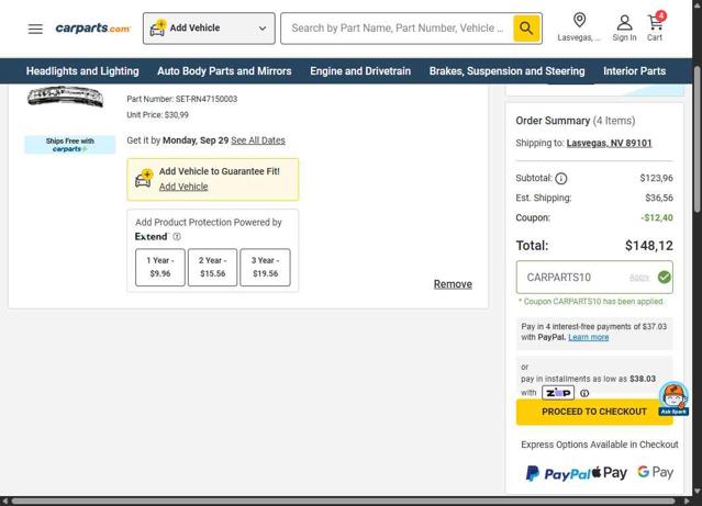 CarParts.com Promo Codes - 10% Off (Verified) Oct 2025