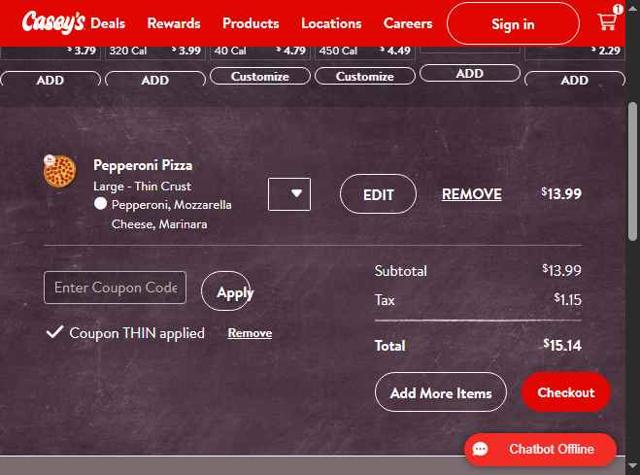 Casey's Promo Codes (4 Verified) - 40% Off w/Code Oct 2025