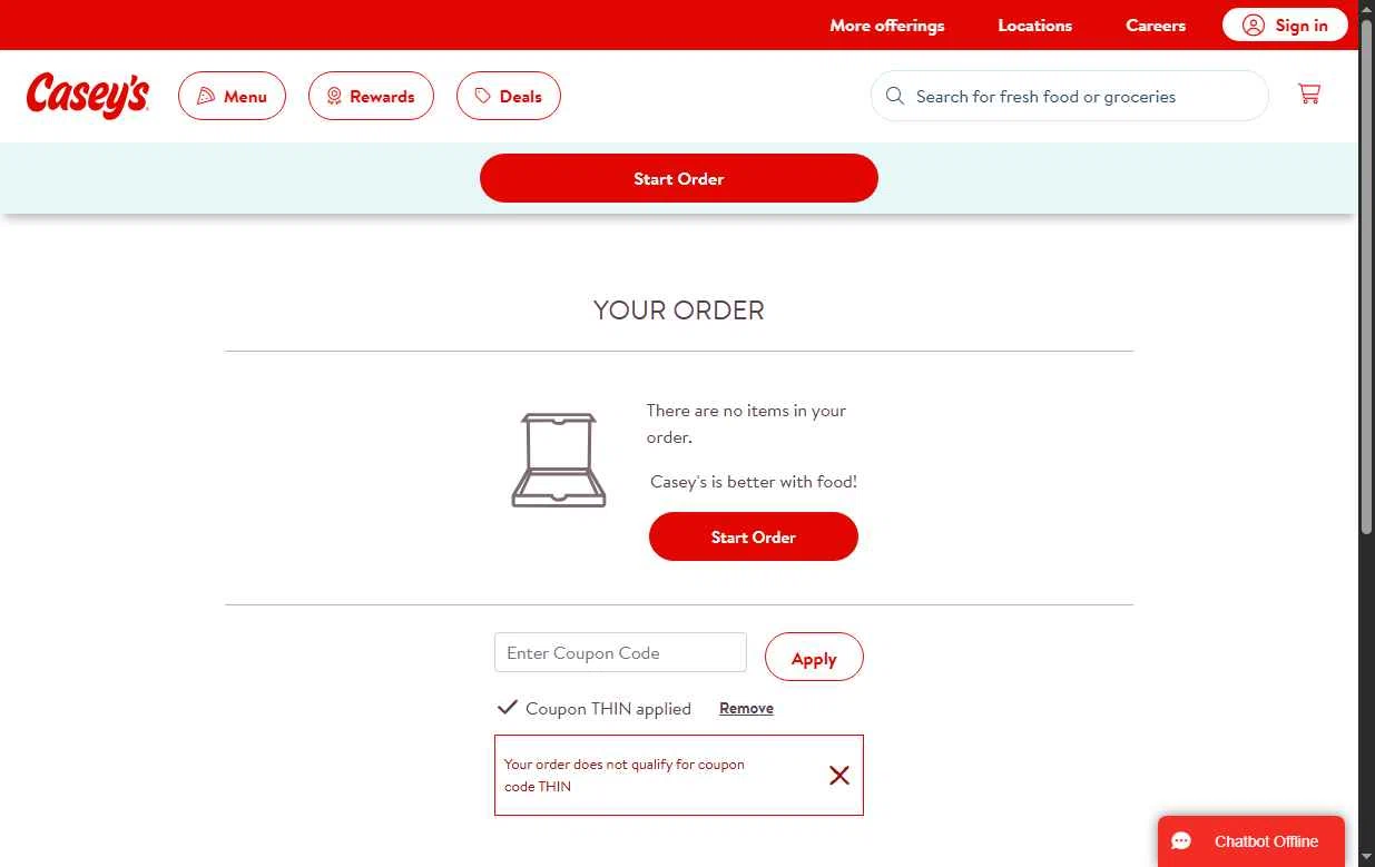 Casey's Promo Codes - $50 Off (5 Verified) Jan 2026