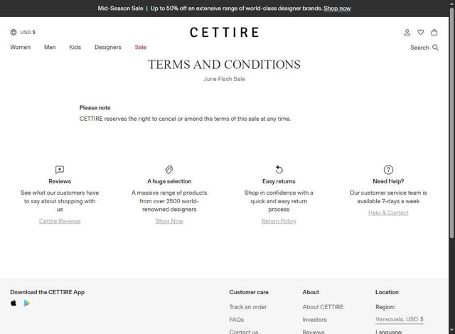 Cettire Promo Codes (1 Verified) - 10% Off Sitewide Sep 2025