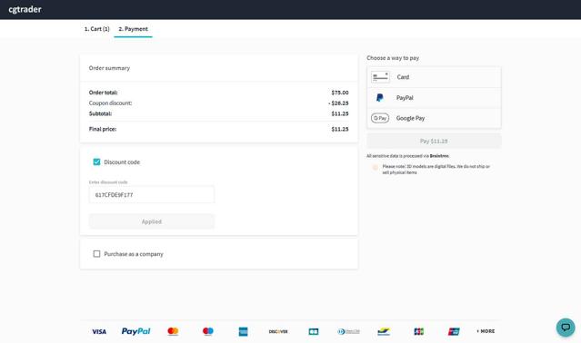 CGTrader Promo Codes (3 Verified) - 50% Off w/Code Oct 2025