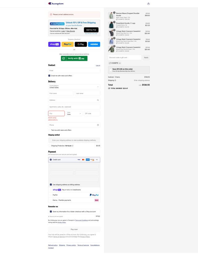 Champion Discount Codes - 15% Off (1 Verified) Aug 2025