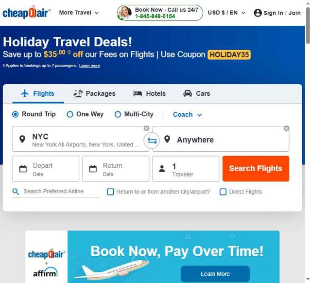 CheapOair Promo Codes - $40 Off (9 Verified) Sep 2025