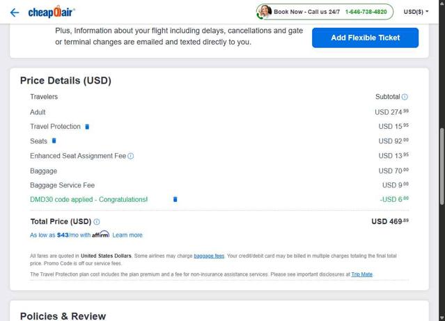 CheapOair Promo Codes - $30 Off (6 Verified) Sep 2025