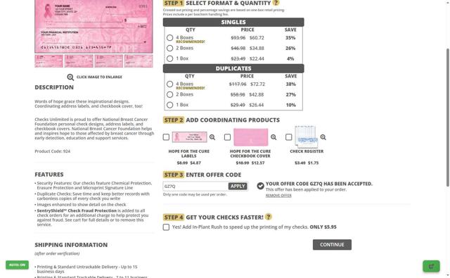 Checks Unlimited Promo Codes - 65% Off Sep 2025