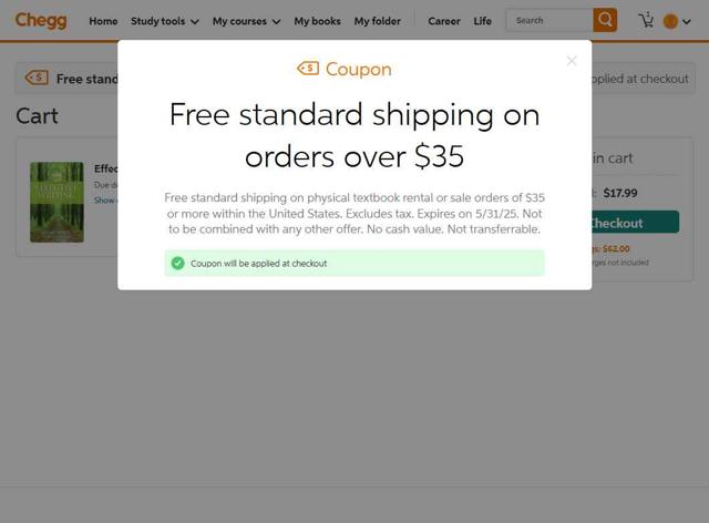 Chegg Promo Codes - 50% Off Coupons Oct 2025