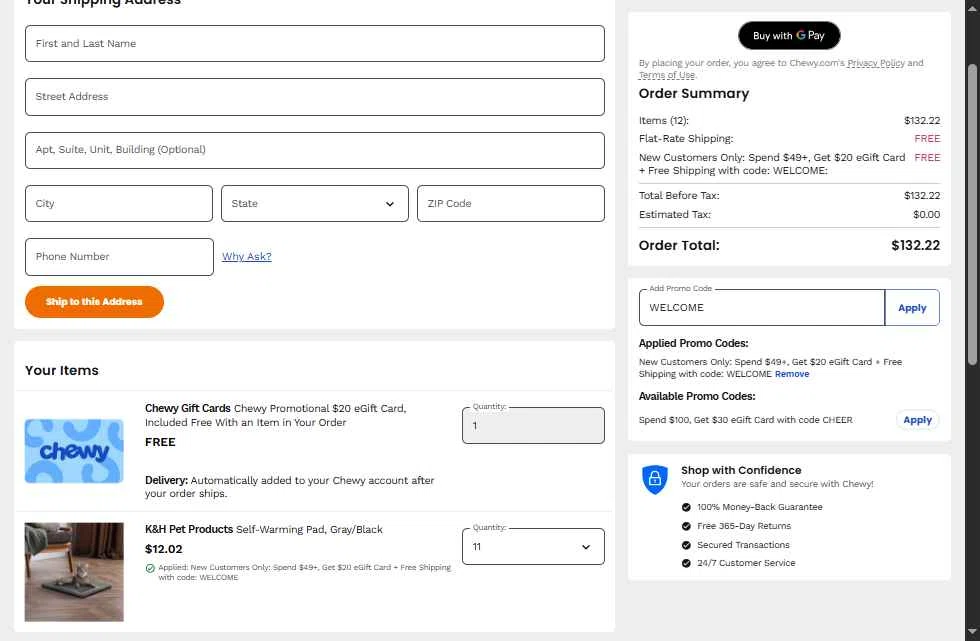 Chewy Promo Codes - $20 Off (9 Verified) Dec 2025