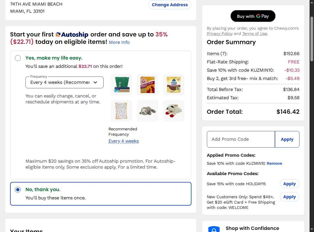 Chewy Promo Codes - $20 Off (9 Verified) Dec 2025