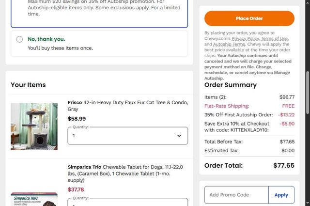 Chewy Promo Codes (8 Verified) - $20 Off Sitewide Jul 2025