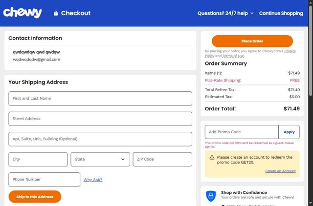 Chewy Promo Codes (9 Verified) - $20 Off Sitewide May 2025