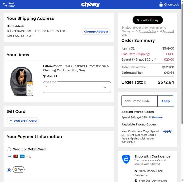 Chewy Promo Codes (9 Verified) - $20 Off Sitewide May 2025