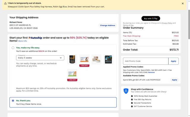 Chewy Promo Codes (9 Verified) - $20 Off Sitewide May 2025