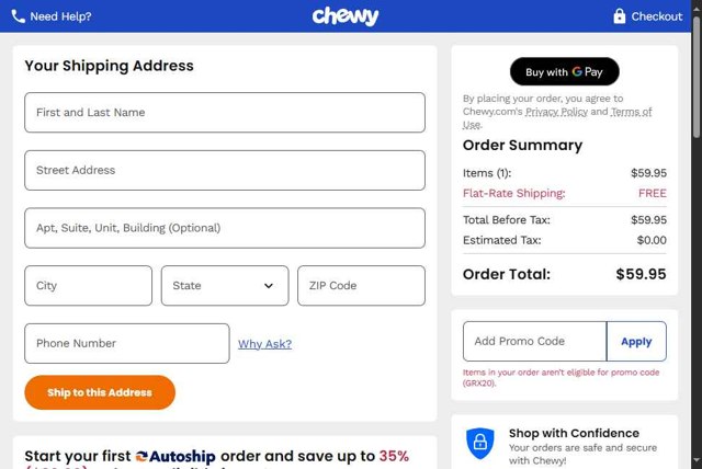 Chewy Promo Codes (9 Verified) - $20 Off Sitewide Jun 2025