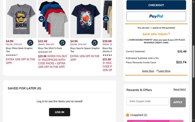The Children's Place Promo Codes - 10% Off Aug 2025
