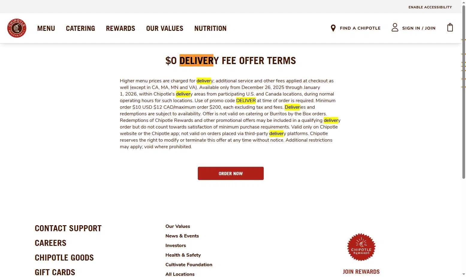 Chipotle Promo Codes - $10 Off (3 Verified) Jan 2026
