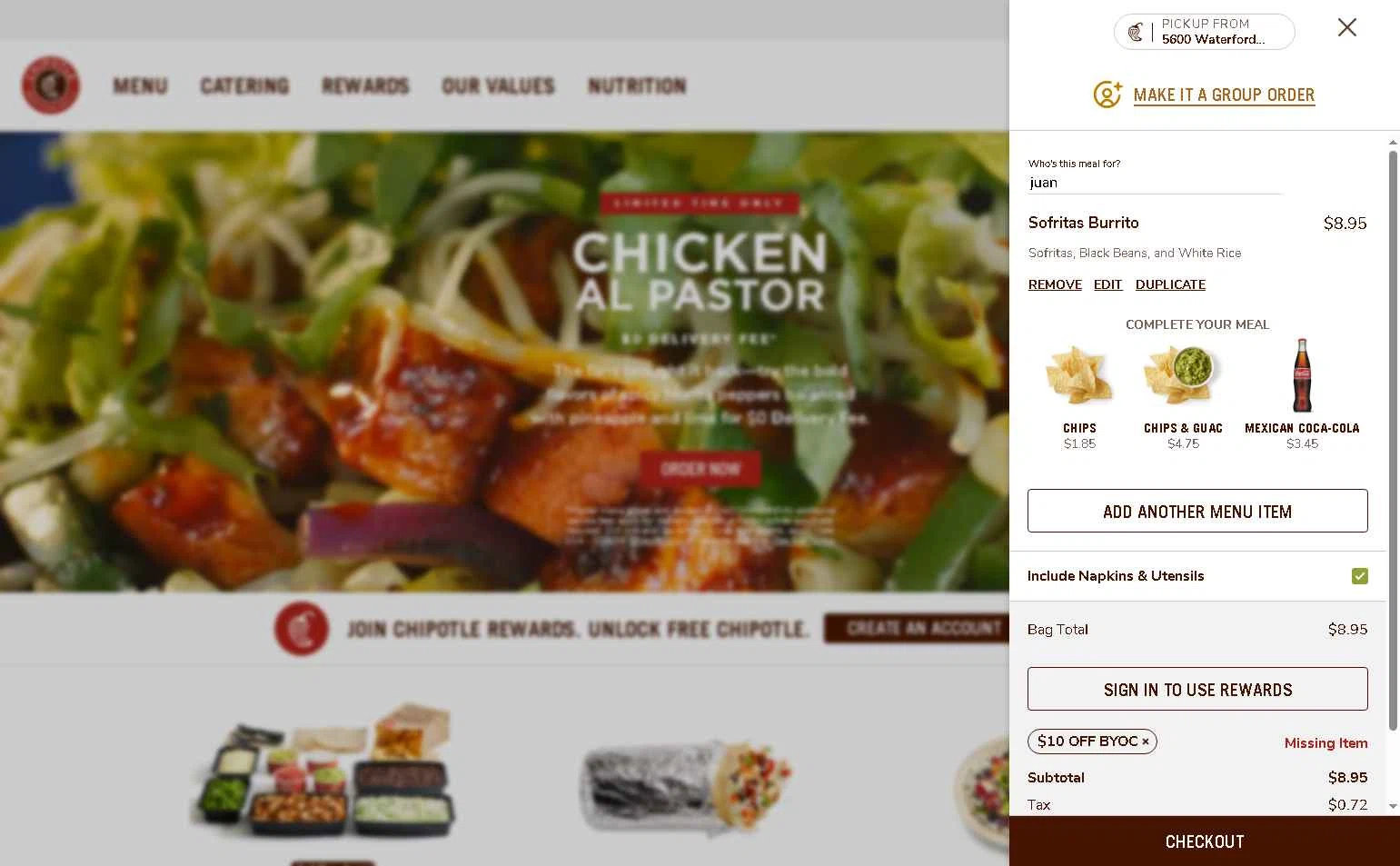 Chipotle Promo Codes - $10 Off (1 Verified) Feb 2026