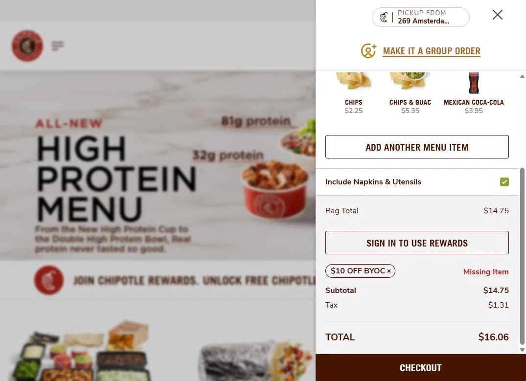 Chipotle Promo Codes - $10 Off (1 Verified) Feb 2026