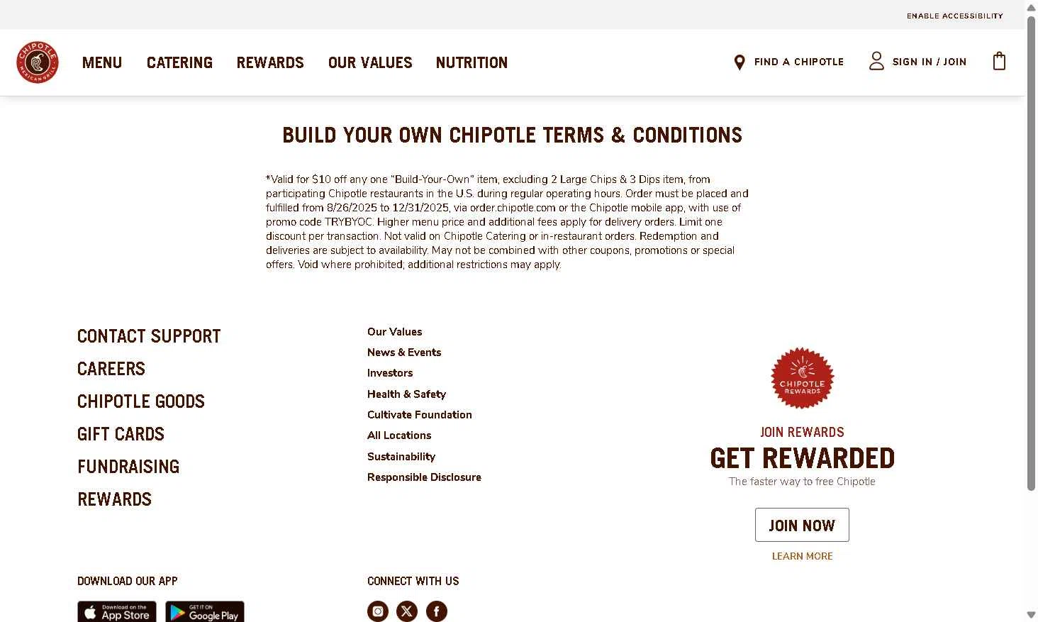 Chipotle Promo Codes - $10 Off Sitewide Coupons Jan 2026
