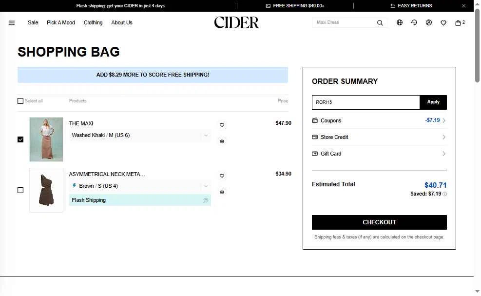 Cider Promo Codes - 15% Off (12 Verified) Mar 2026