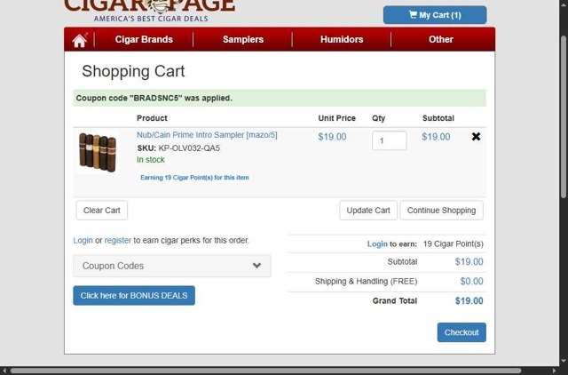 CigarPage Promo Codes (3 Verified) - $5 Off w/Code Jul 2025