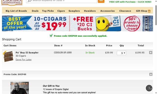 Cigars International Promo Codes - 25% Off May 2025