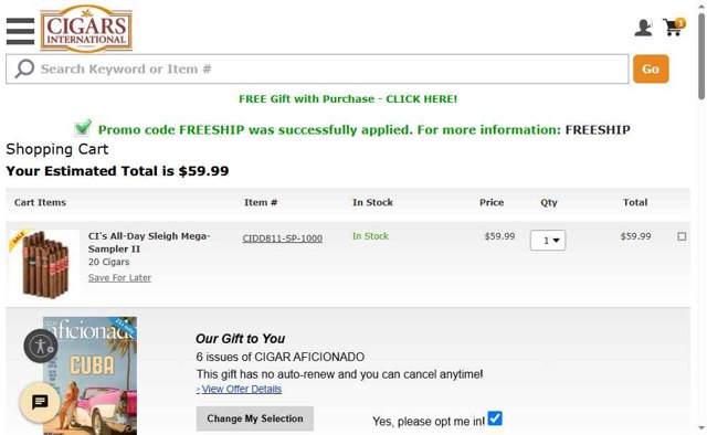 Cigars International Promo Codes - 25% Off Jun 2025