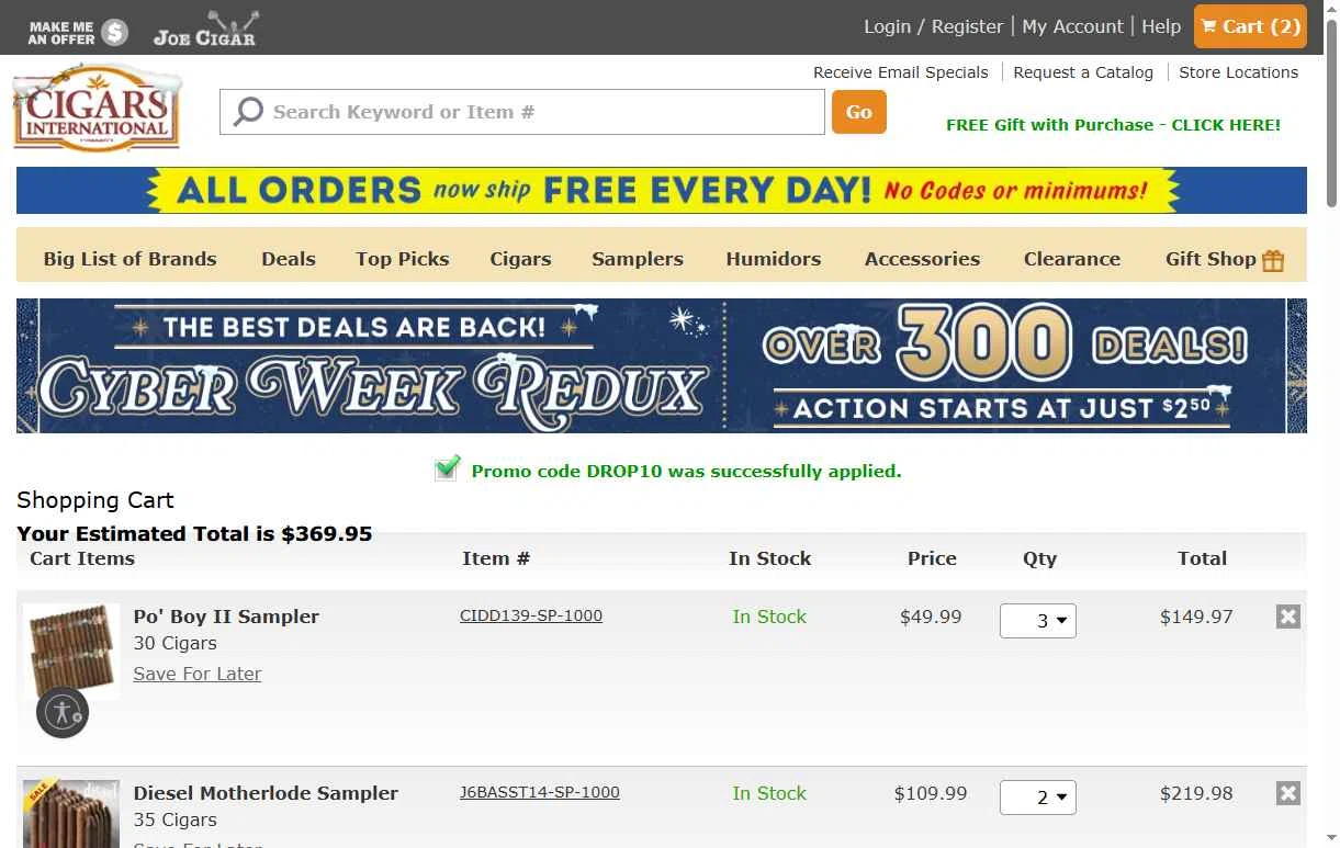 Cigars International Promo Code - 25% Off Dec 2025