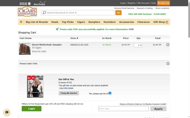 Cigars International Promo Code (9 Verified) - 25% Off May 2025