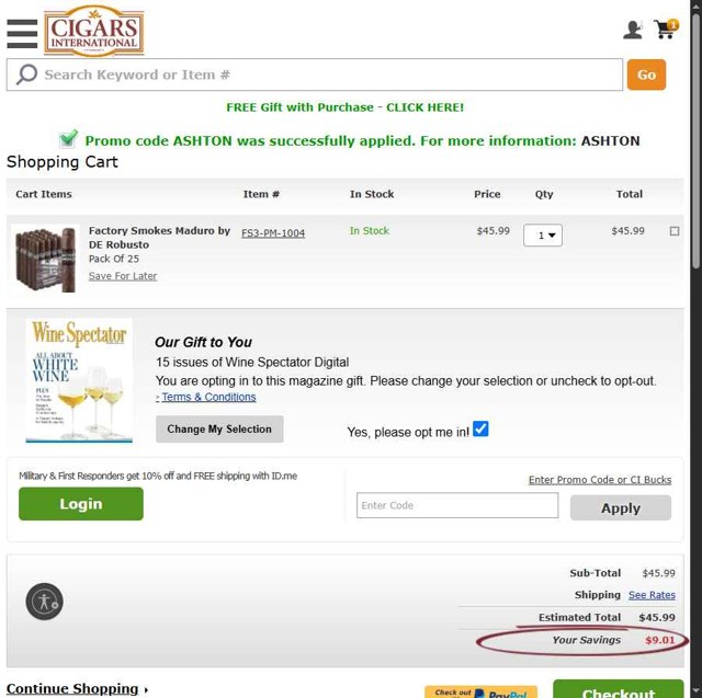 Cigars International Promo Codes - 25% Off Jul 2025