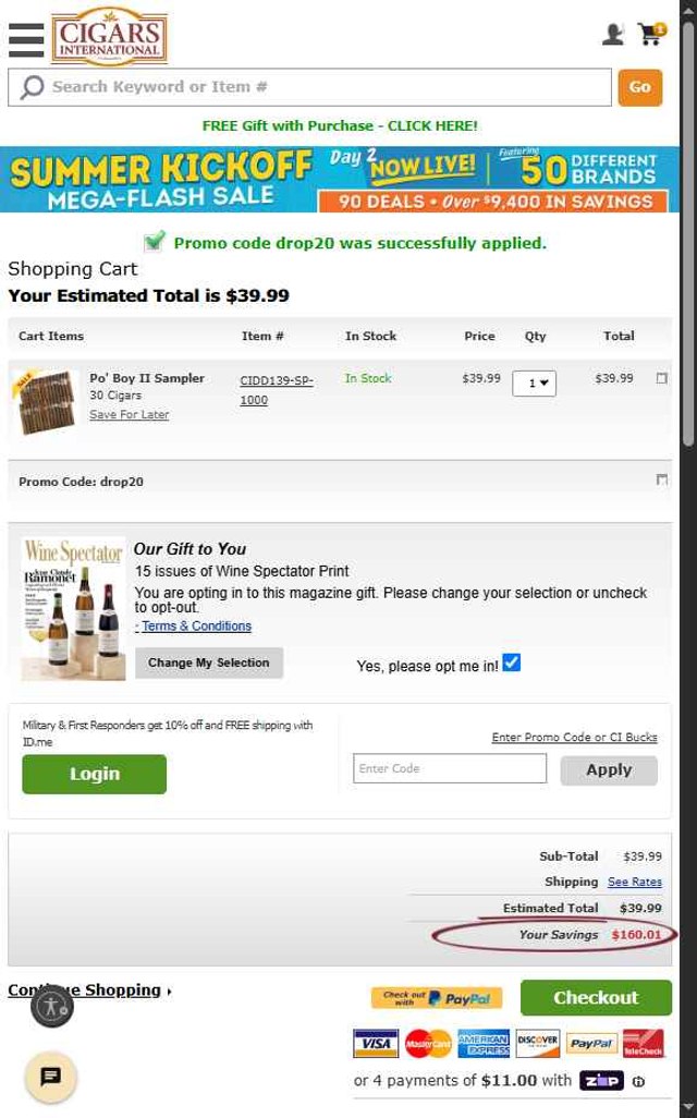 Cigars International Promo Codes - 25% Off Jun 2025