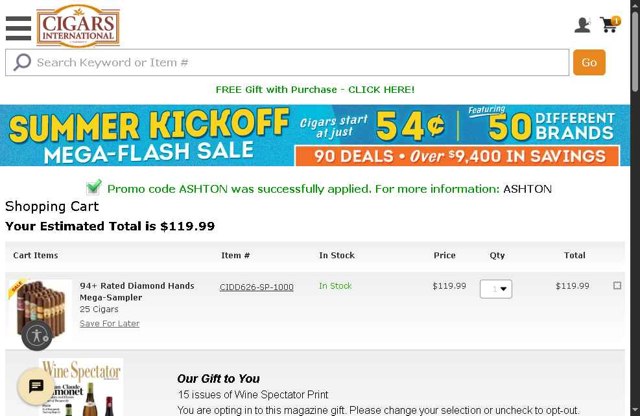 Cigars International Promo Codes - 25% Off Jun 2025