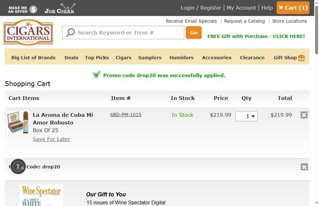 Cigars International Promo Codes - 25% Off Jul 2025