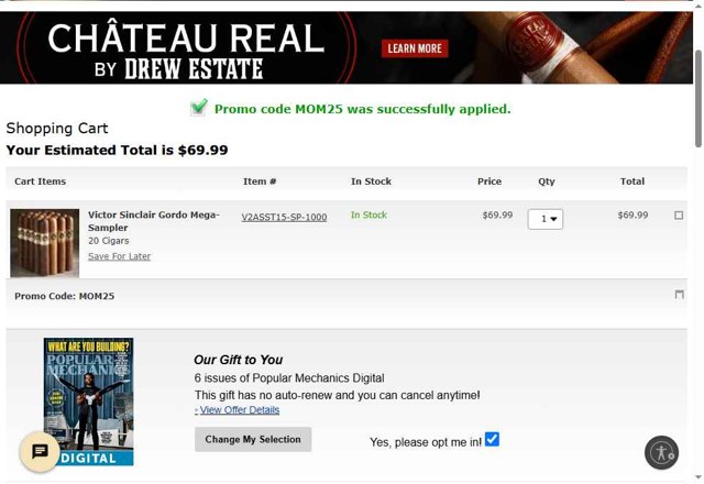 Cigars International Promo Codes - 25% Off May 2025