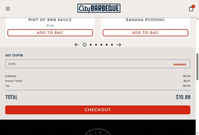 City BBQ Discount Codes - 5% Off (1 Verified) Sep 2025